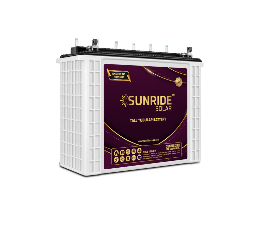 Sunride Tall Tubular Battery 150AH@C20 - Welcome to Sunride Solar